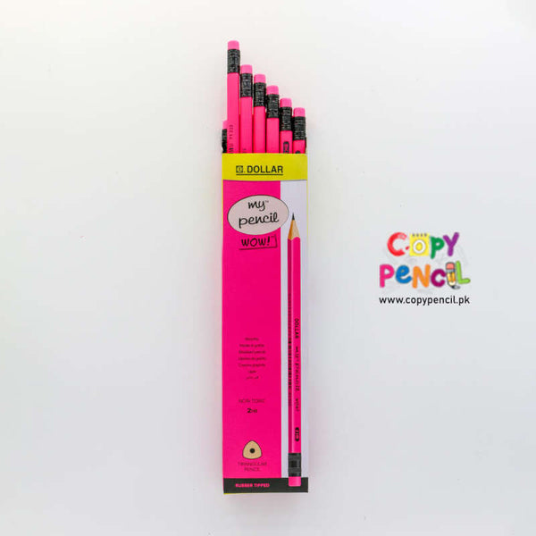 Dollar My Pencil wow 2HB Lead Pencil Pack of 12 – CopyPencil.pk