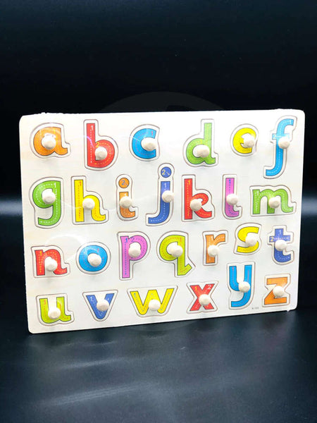 Buy Lowercase Alphabets Clip Support Board Wooden illustration Board ...