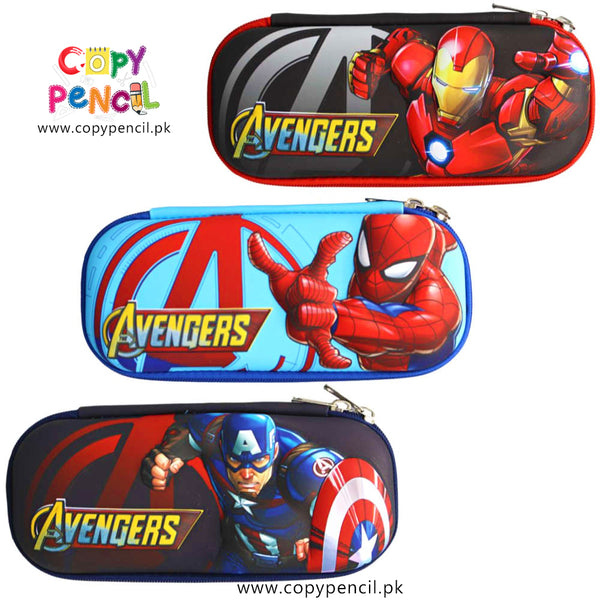 Buy Avengers Stationery Pouch 3D Embossed Accessories Storage Case ...