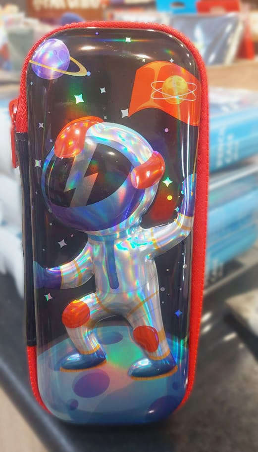 Buy Astronaut 3D Embossed Shining Stationery Pouch Fancy Pencil Case ...