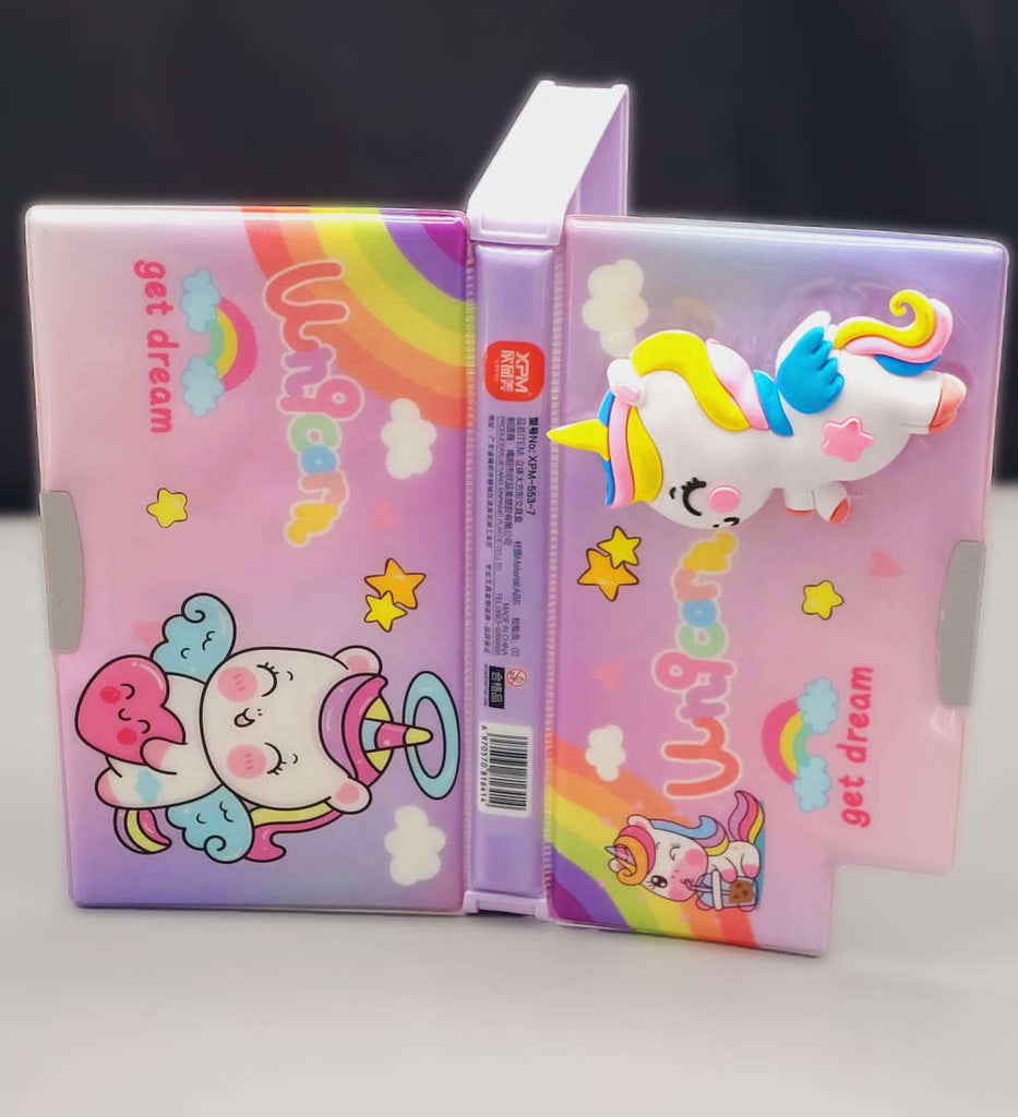 Buy Squishy 3D Unicorn Smart Geometry Box with dual Sharpeners ...
