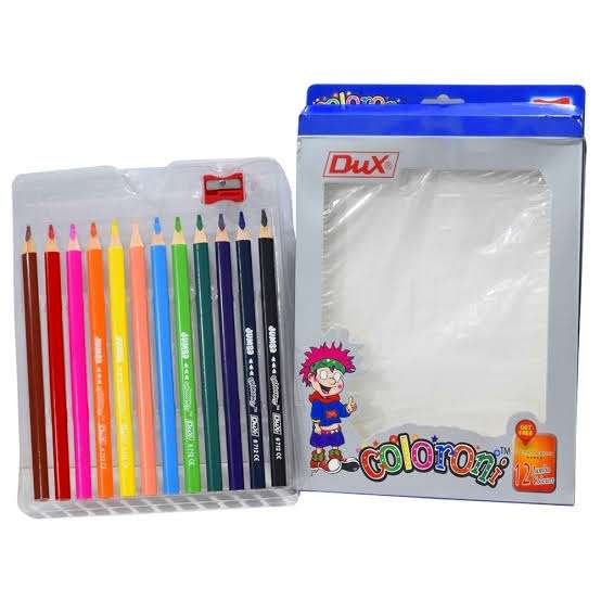 Buy Dux Coloroni Pencil Colors 12 Jumbo Size Color Pencils – CopyPencil.pk