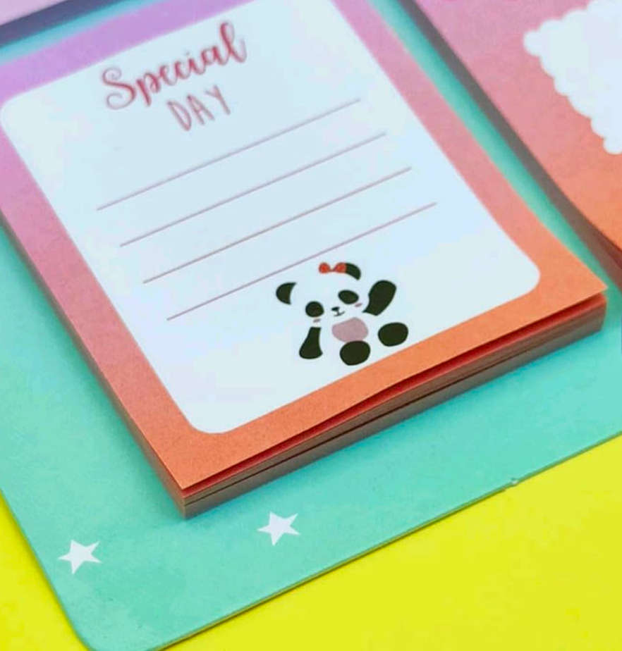 Kids Weekly Planner Set Cute Sticky Notes Daily Hanging Planner ...