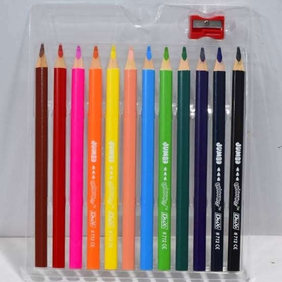 Buy Dux Coloroni Pencil Colors 12 Jumbo Size Color Pencils – CopyPencil.pk