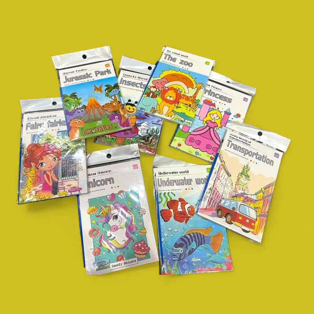 Buy Watercolor Painting Book, Bookmarks Paint Pocket Watercolor Kit ...