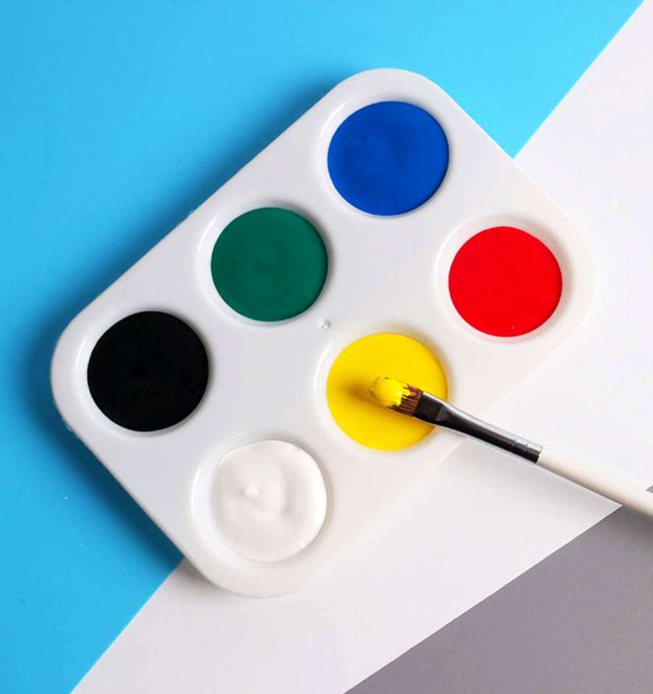 Buy Color Mixing Palette 13 Well Paint Mixing Palette Tray Rectangle ...