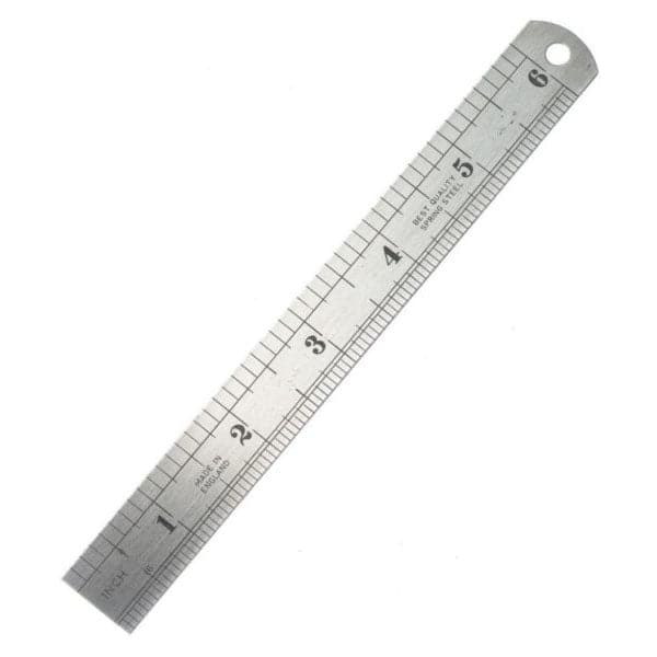 Buy Steel Scale - 12 Inches | Stainless Steel Sliver Ruler 1 Foot ...