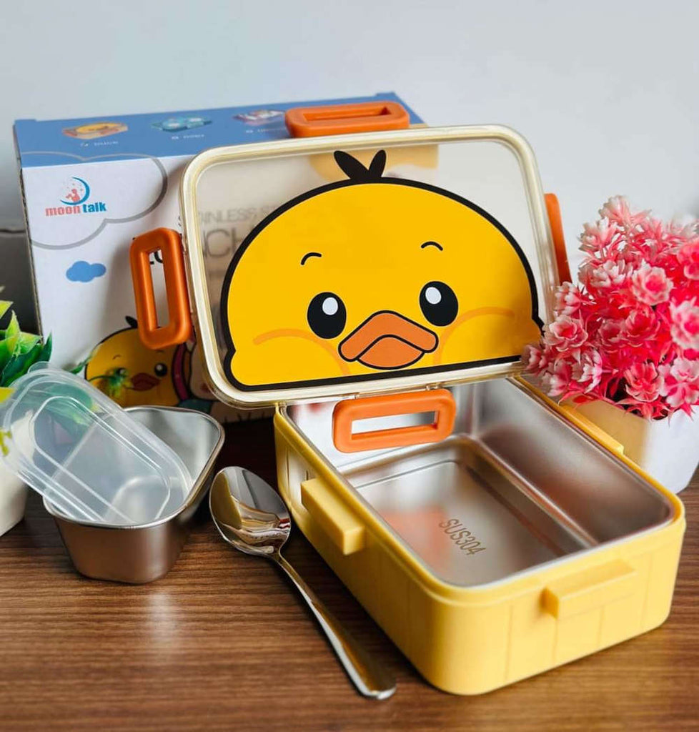 Buy Cute & Adorable Character Rectangular Stainless Steel Lunch Box ...