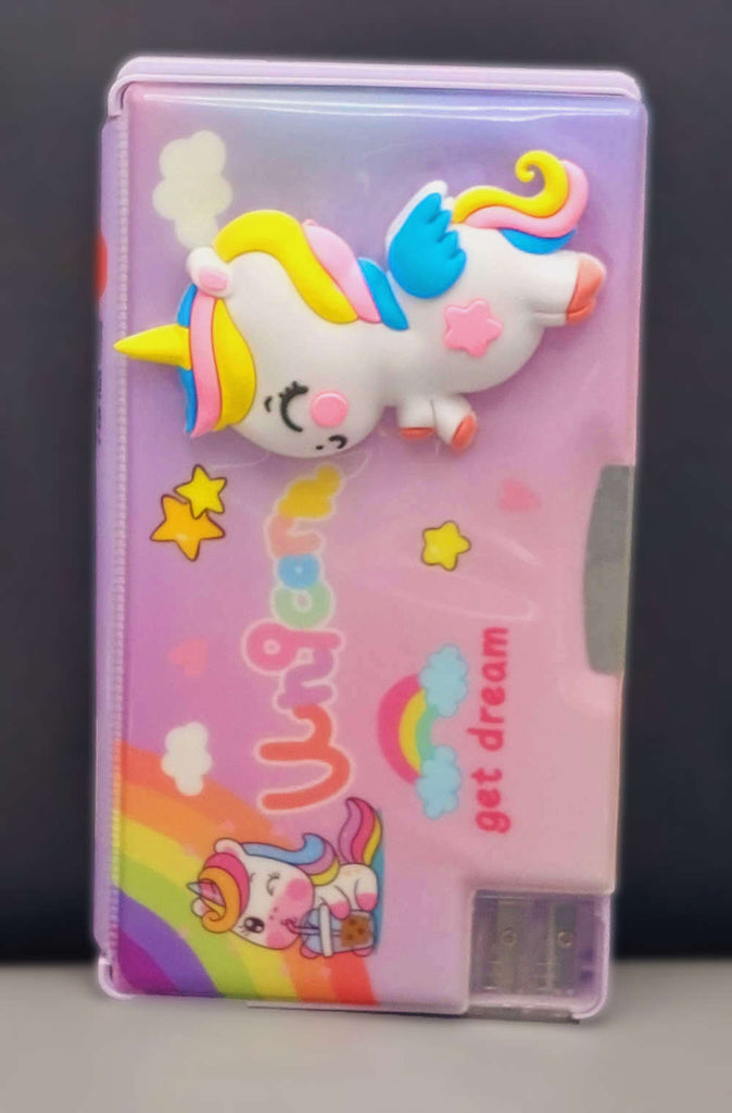 Buy Squishy 3D Unicorn Smart Geometry Box with dual Sharpeners ...