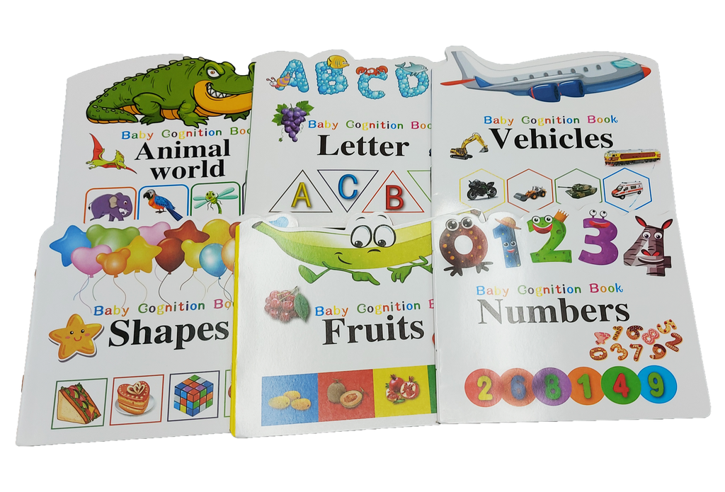 Early Learning Baby Cognition Picture Book Set Of 6 For Toddlers| Kids ...