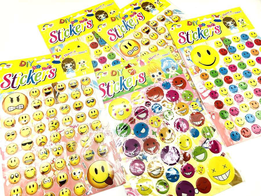 Buy Stickers High Quality Smiles 3D Stickers For kids Art & Craft ...