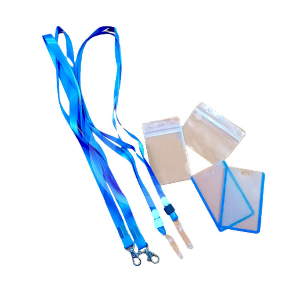 Card Holder Ribbons Strips Visitor Lanyards Neckband Ribbon Label Dori ...