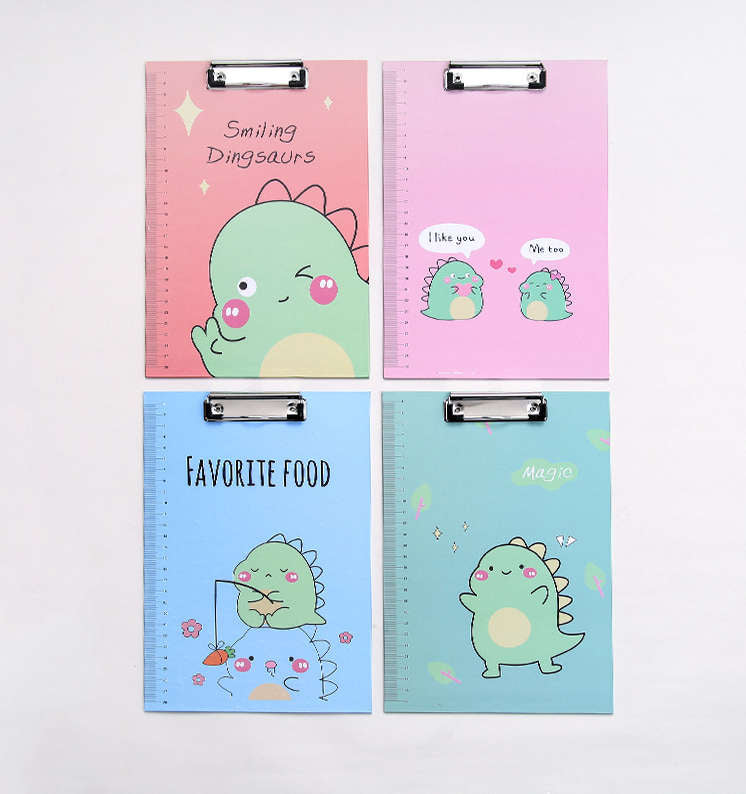 Buy Clipboard Cute Cartoon Hard Paper File Folder Clipboard For School ...