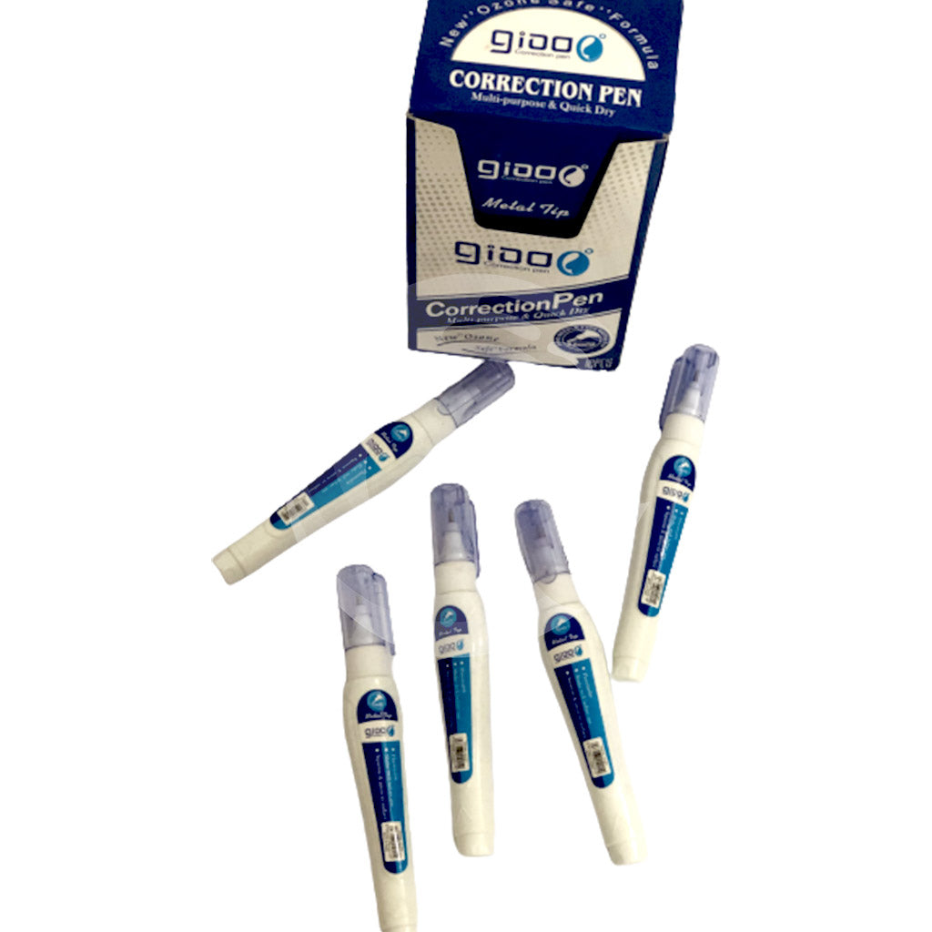 Gioo Correction Pen Metal Tip Multi Purpose & Quick Dry – CopyPencil.pk