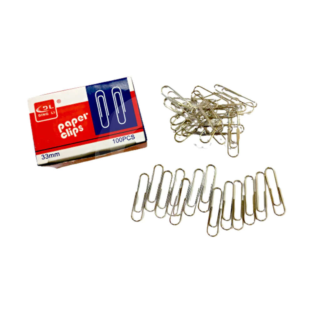 DL-Paper Clip 100Pc 33mm – CopyPencil.pk