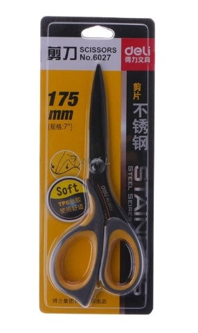 Deli Multi Purpose Metal Scissor 6027 – CopyPencil.pk