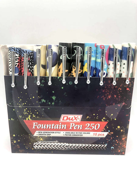 Dux Fountain Pen 250 - New Generation Style - 5 Colors – CopyPencil.pk