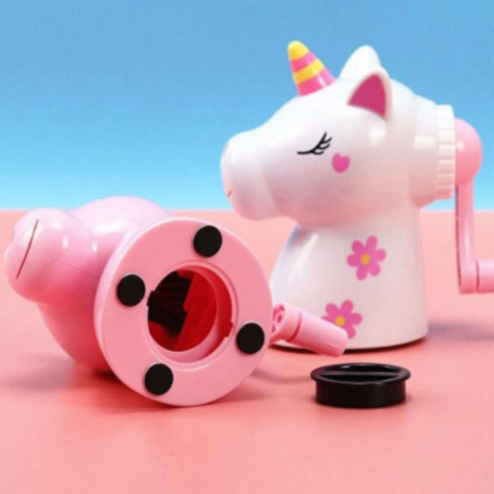 Buy Unicorn Shaped Rotary Pencil Sharpener Manual Mechanical Sharpener ...