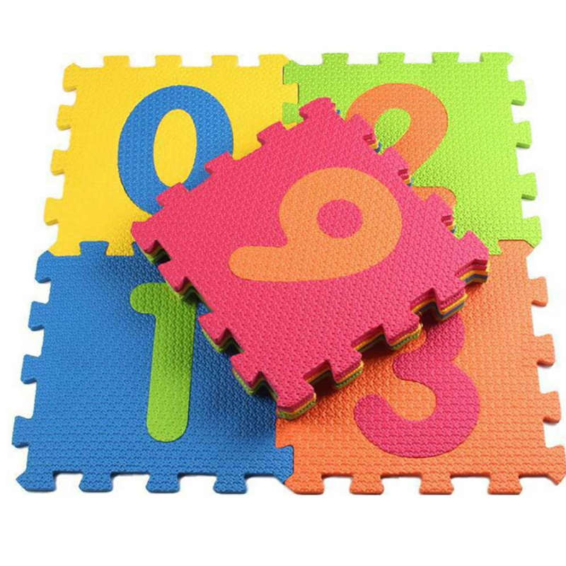 Buy Foaming Puzzle Playing Mat For Kids Interlocking Foam Block Tiles ...