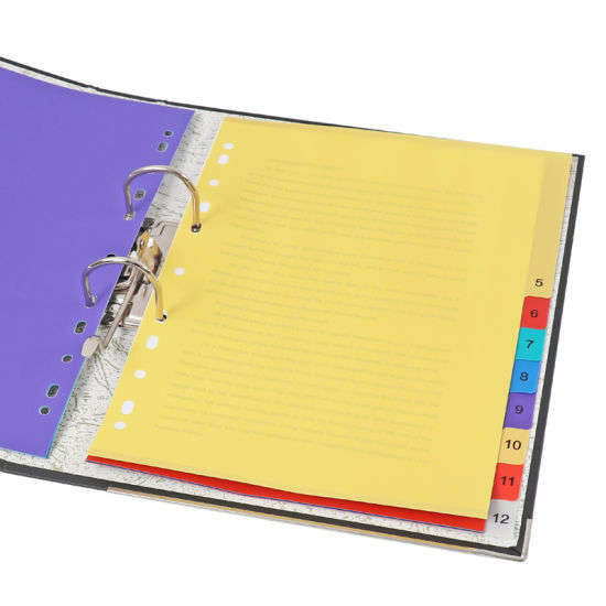 Buy Divider Plastic File Separator Poly Index Divider Sheets ...