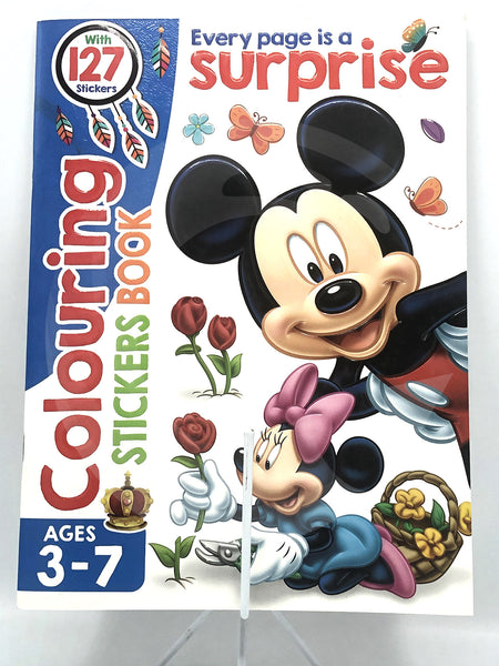 Buy Kids Coloring book with 127 Stickers - A4 size Activity Book ...