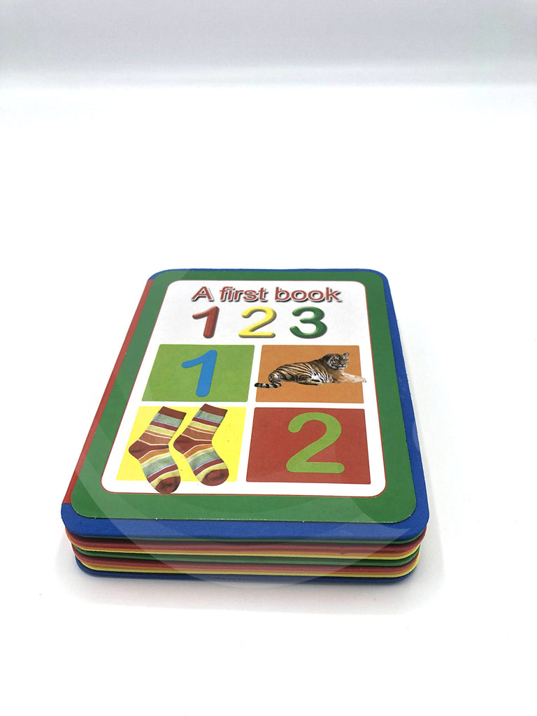 ABC and 123 English Picture Book with Foam Materiel – CopyPencil.pk