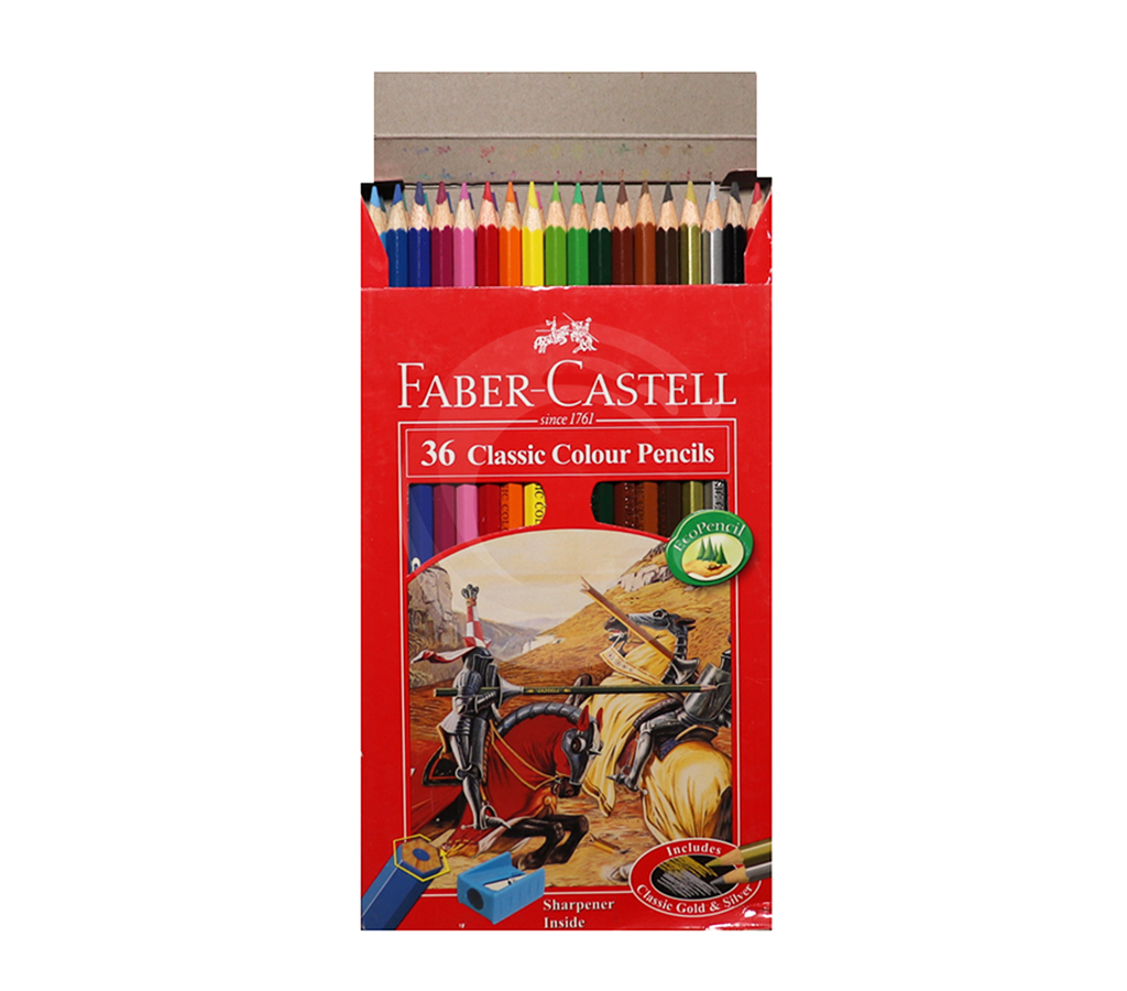 Faber Castell Classic Color Pencils 36 pc pack – CopyPencil.pk
