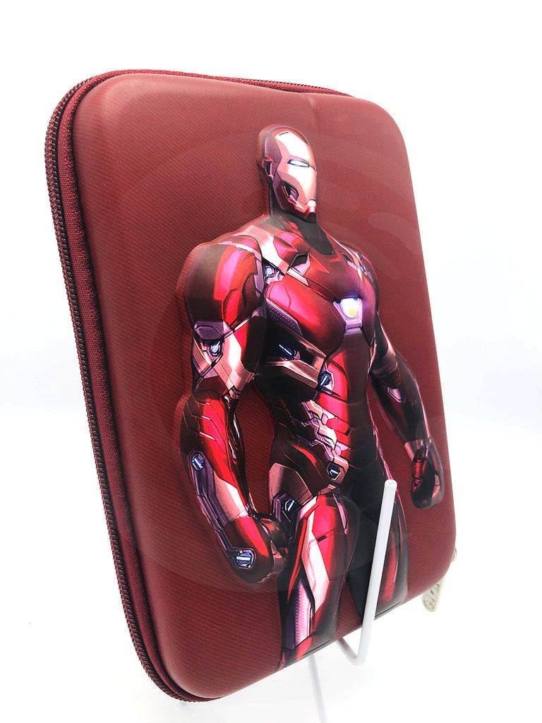Iron Man Pencil Case 3D Embossed On Fiber | Kids Iron Man Pouch ...