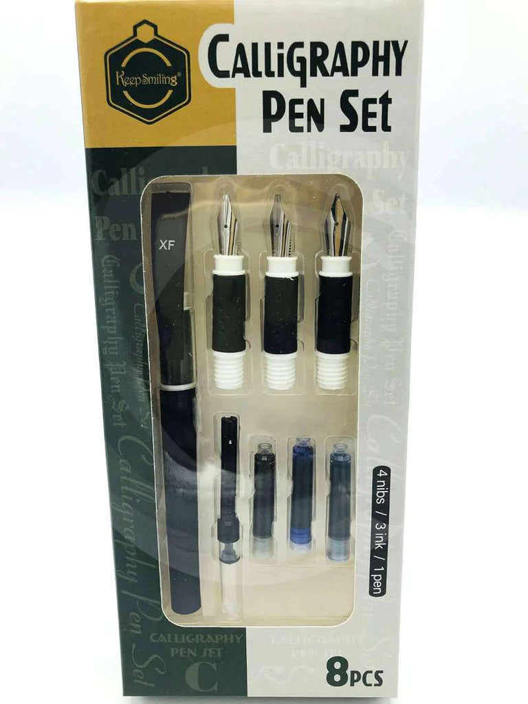 Buy Calligraphy Pen Set 8 Pcs Keep Smiling Arabic Calligraphy Pen Set ...