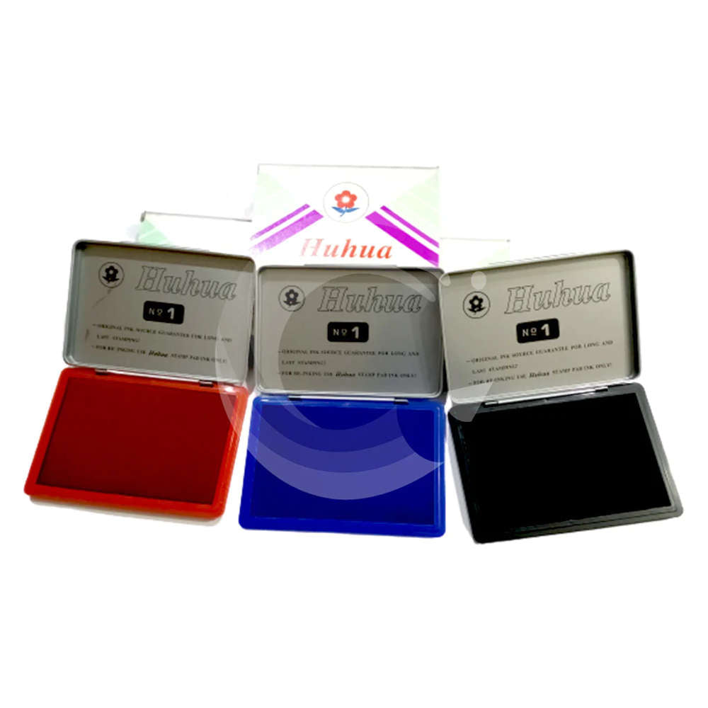 Huhua Stamp Pad No.1 | Office Metal Case Refill Ink Stamp Pad ...