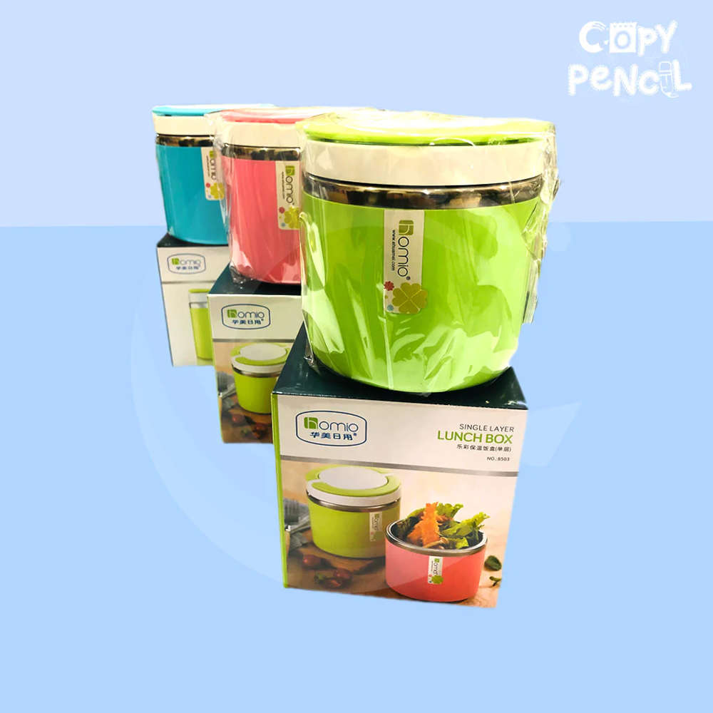Buy Stainless Steel Lunch Box Omio Single Layer Circle Shape ... Buy Stainless Steel Lunch Box Omio Single Layer Circle Shape ...
