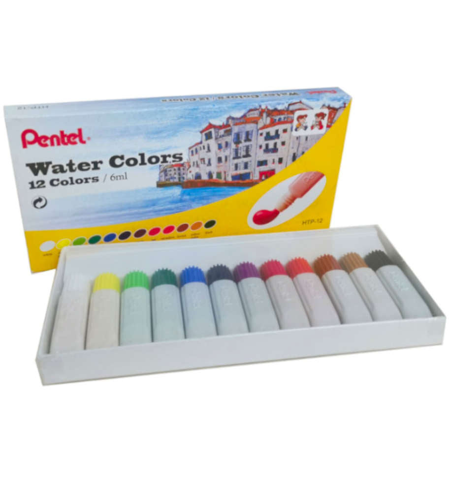 Buy Pentel Water Color Htp 12 Tubes (12ml Each) – CopyPencil.pk
