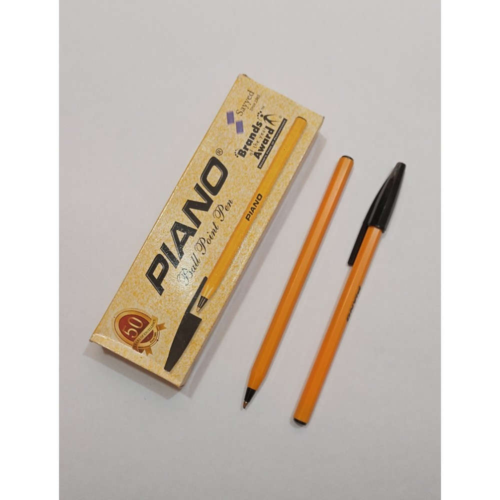 Piano Yellow Body Ball pen Pack of 10 – CopyPencil.pk