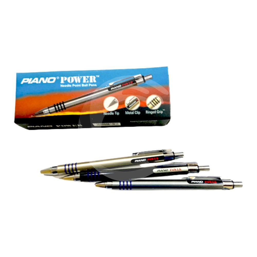 Piano Power Ball Point Pack Of 10 Pens – CopyPencil.pk
