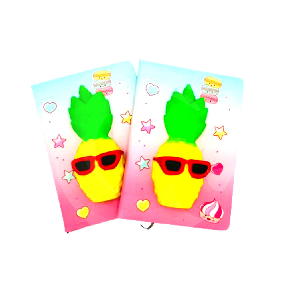 Buy Pineapple Foamic 3D Diary | 3D Squishy Destress Notebook Diary – CopyPencil.pk