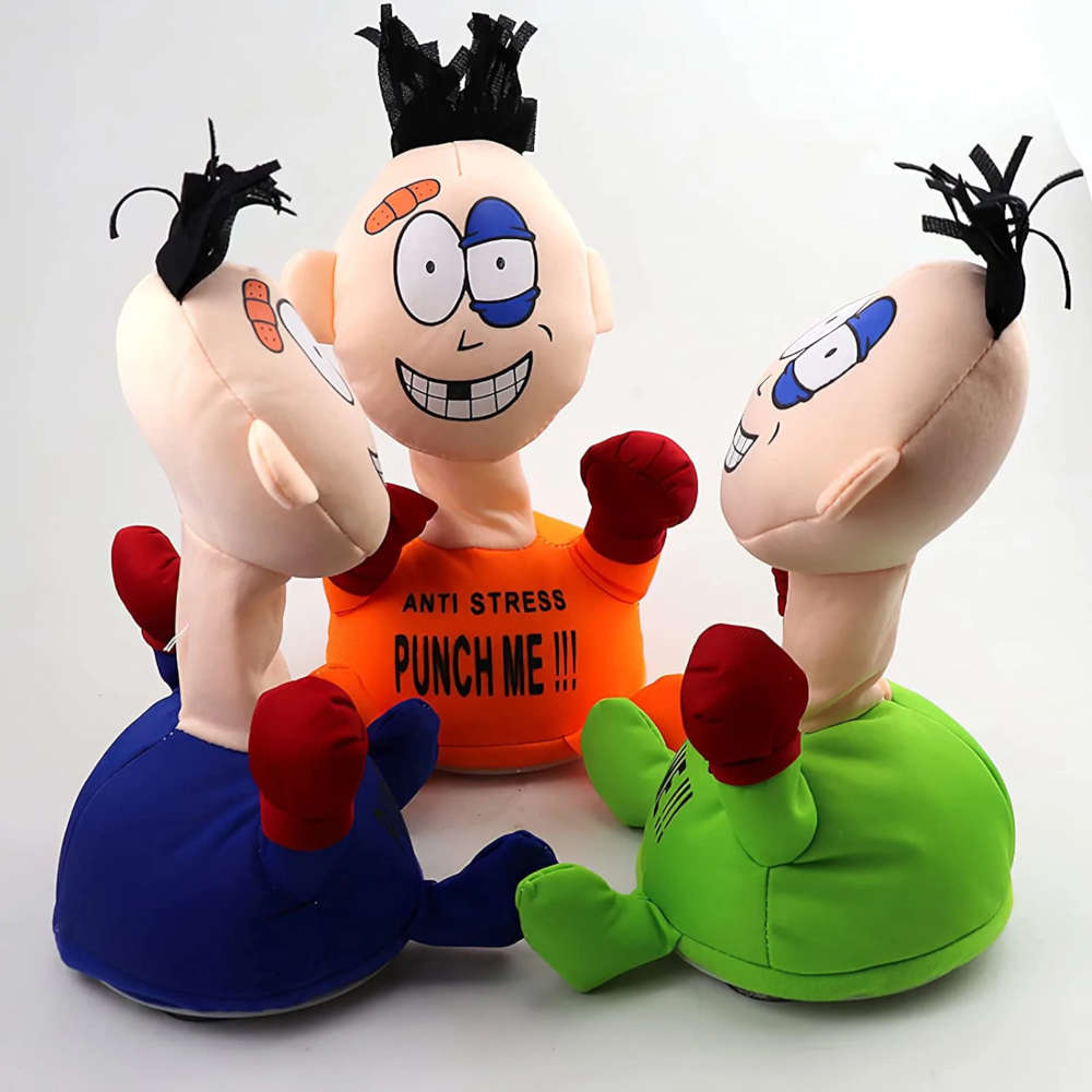 Buy Punch Me Anti-Stress Doll Soft Plush Screaming Electric Toys ...