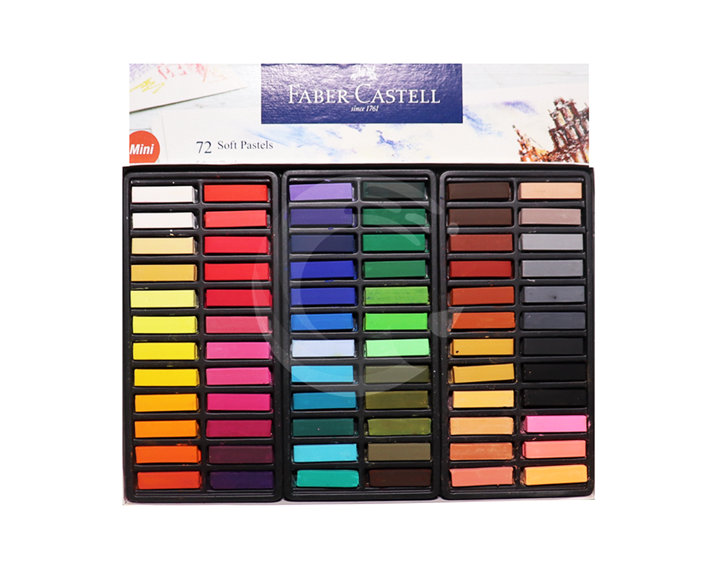 s Faber-Castell Mini Soft Pastels Half Length ( Set Of 24/48/72 Colour ...