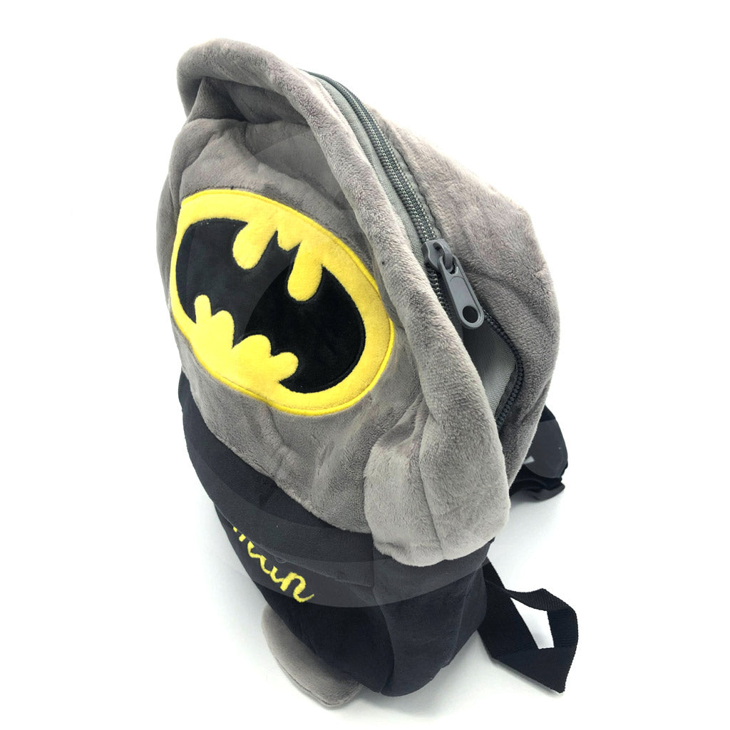 Batman Plush Stuffed Bag For Toddlers | Stylish Superhero Mini Backpac ...