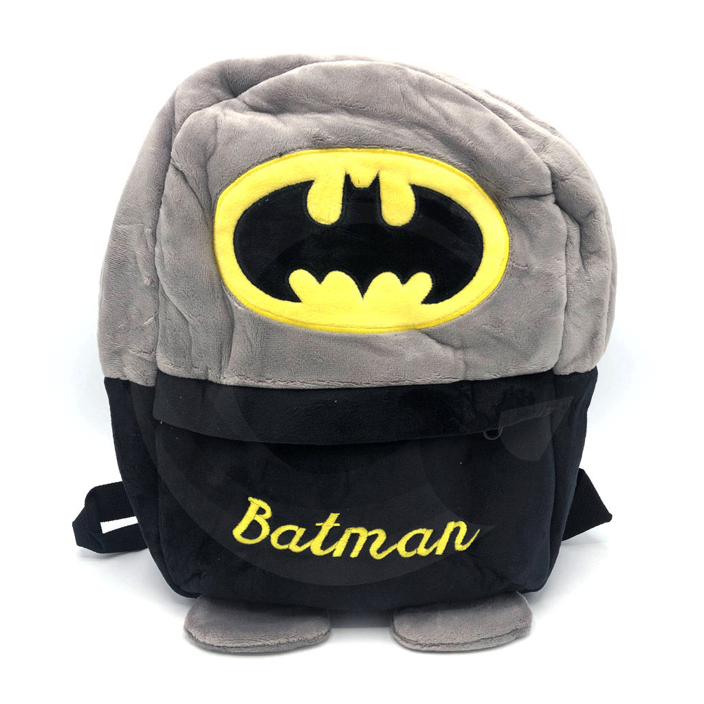 Batman Plush Stuffed Bag For Toddlers | Stylish Superhero Mini Backpac ...