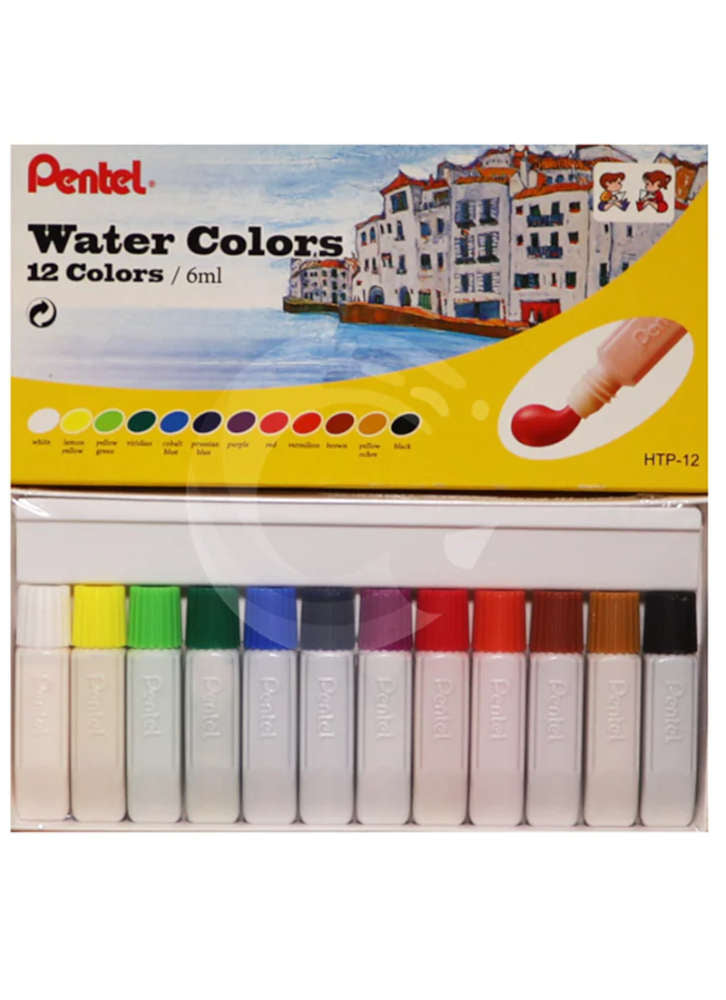 Buy Pentel Water Color Htp 12 Tubes (12ml Each) – CopyPencil.pk
