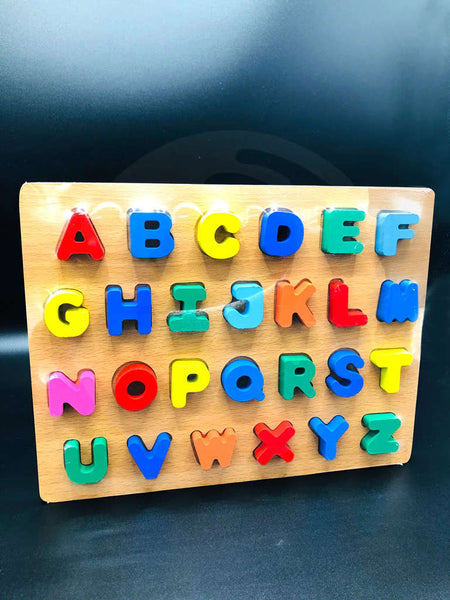 Buy 3D Capital Alphabets Board Wooden | Alphabetic illustration ...