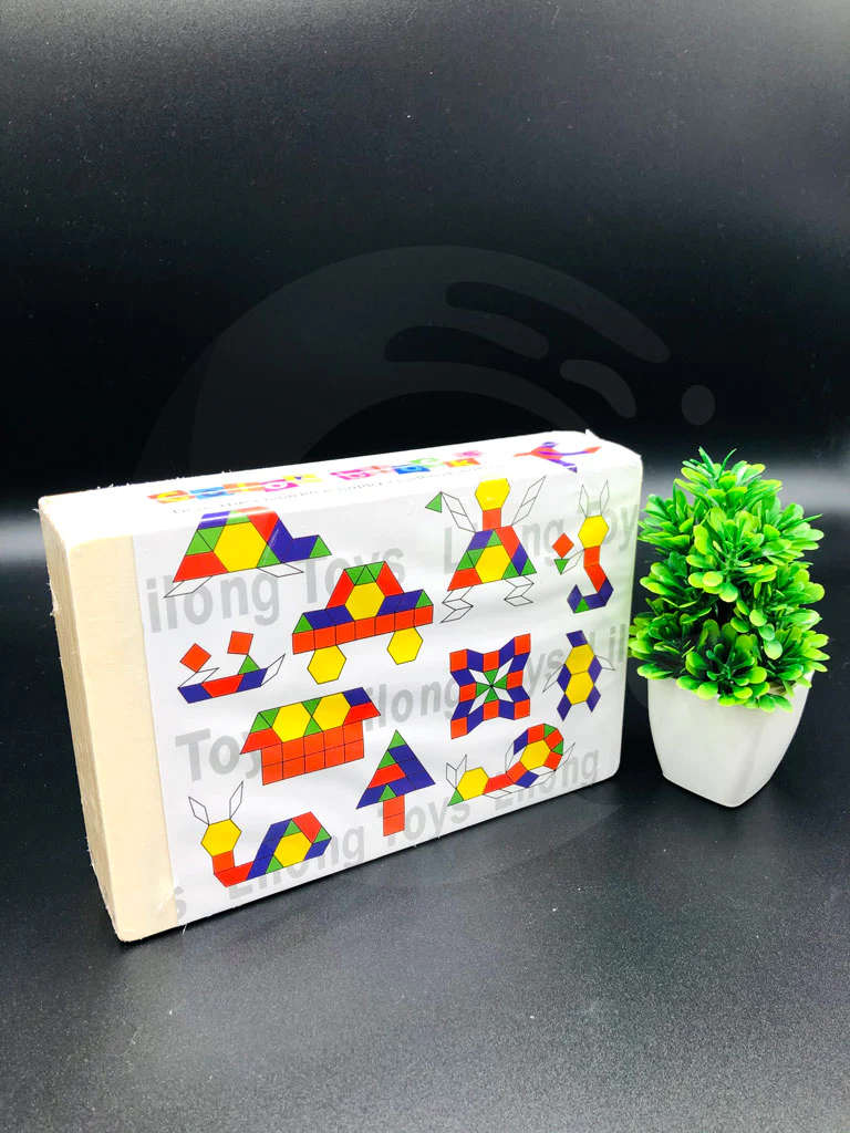 Buy Cognition Wooden Tangram Puzzle Geometric Manipulative Puzzle 60 ...