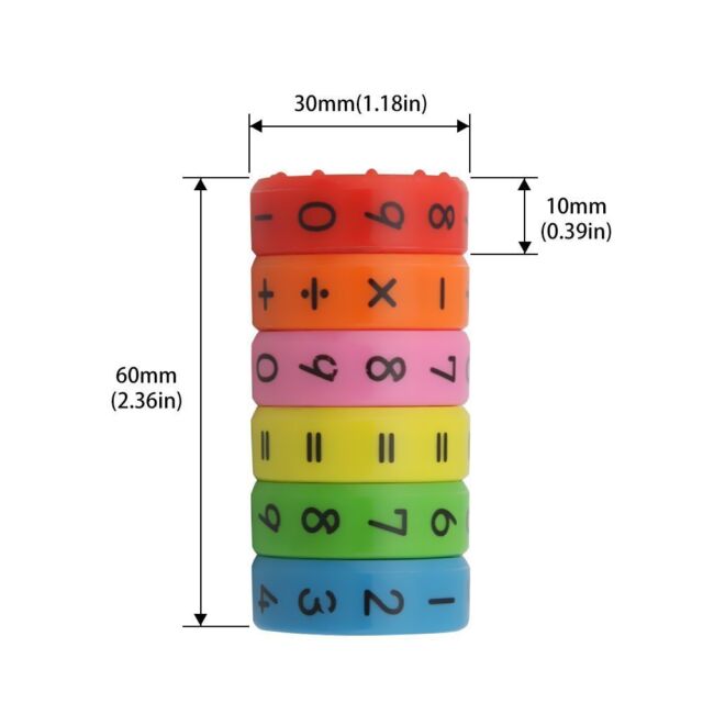 Magnetic Arithmetic Learning Toy Cylinder Number Blocks – CopyPencil.pk