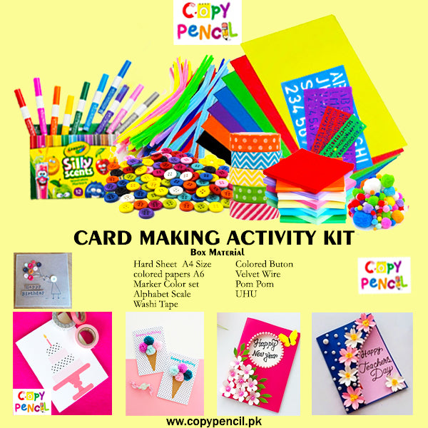 DIY Card Making Complete Kit Craft Kit For Boys and Girls – CopyPencil.pk