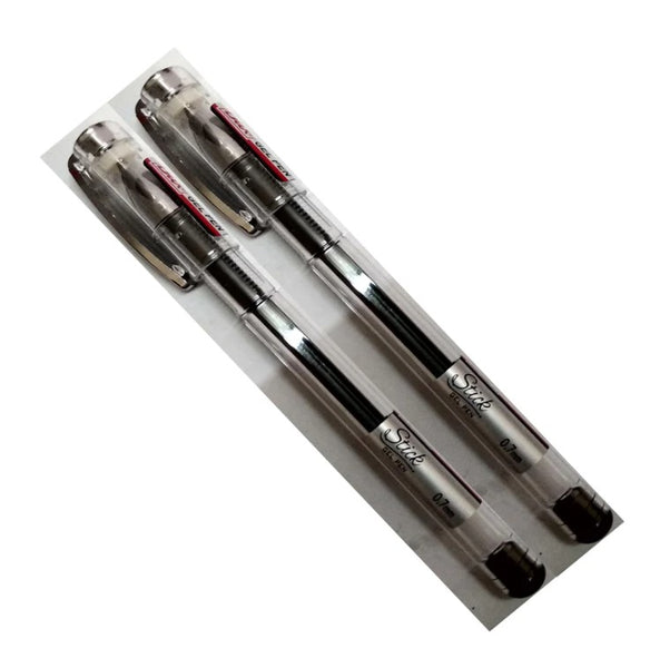 Dux Stick Gel Ball Pen Black Blue Color 0.7mm Ultra Fine Smooth Gel Pe ...