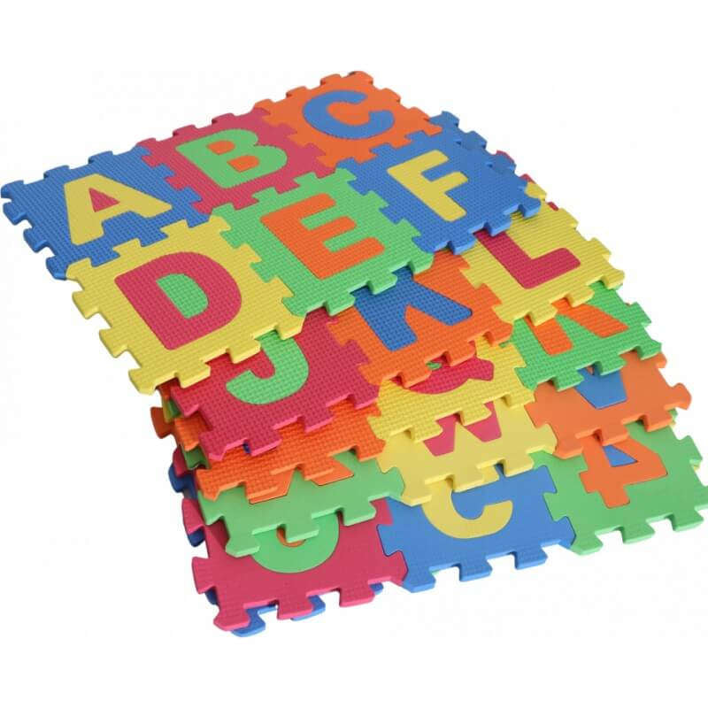 Buy Alphabet Puzzle Foaming Playing Mat For Kids Interlocking Block ...