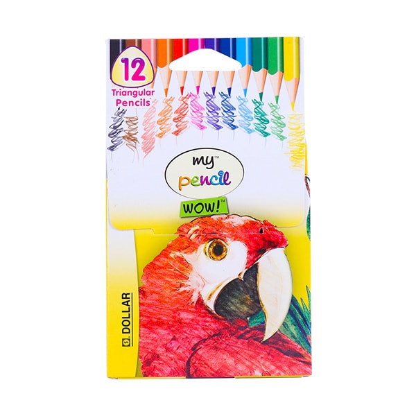 Dollar My Color Pencil 12 Colors Half / Full – CopyPencil.pk