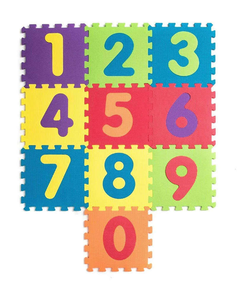Buy Foaming Puzzle Playing Mat For Kids Interlocking Foam Block Tiles ...